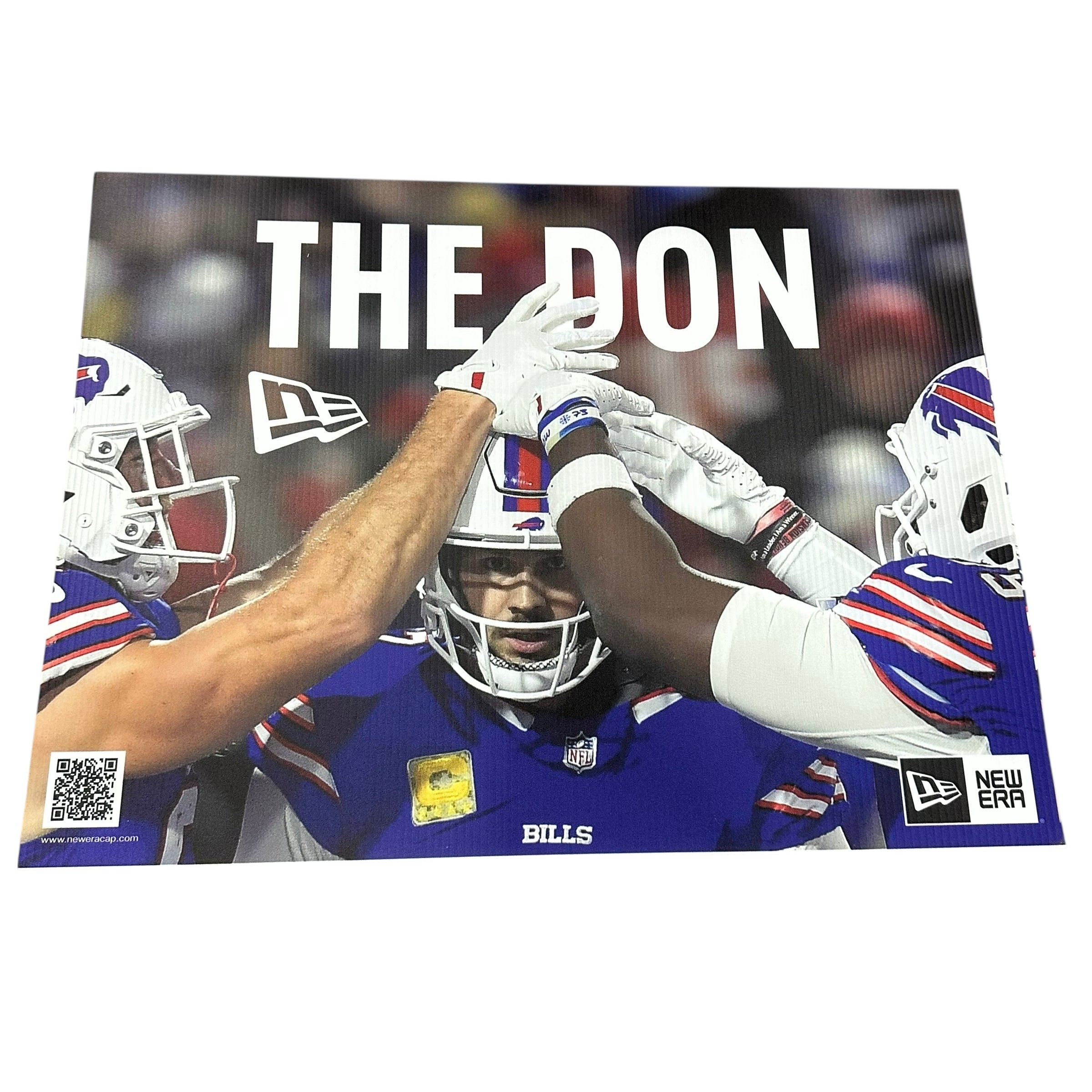 Buffalo Bills Josh Allen New Era Corrugated Poster – Queen City Vintage